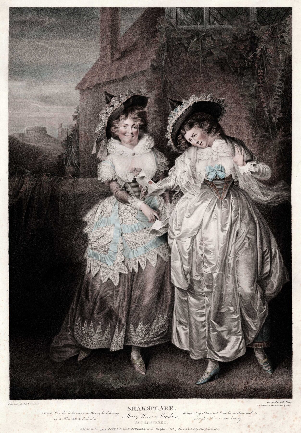 Boydell Shakespeare Gallery - Merry Wives of Windsor - Village Antiques