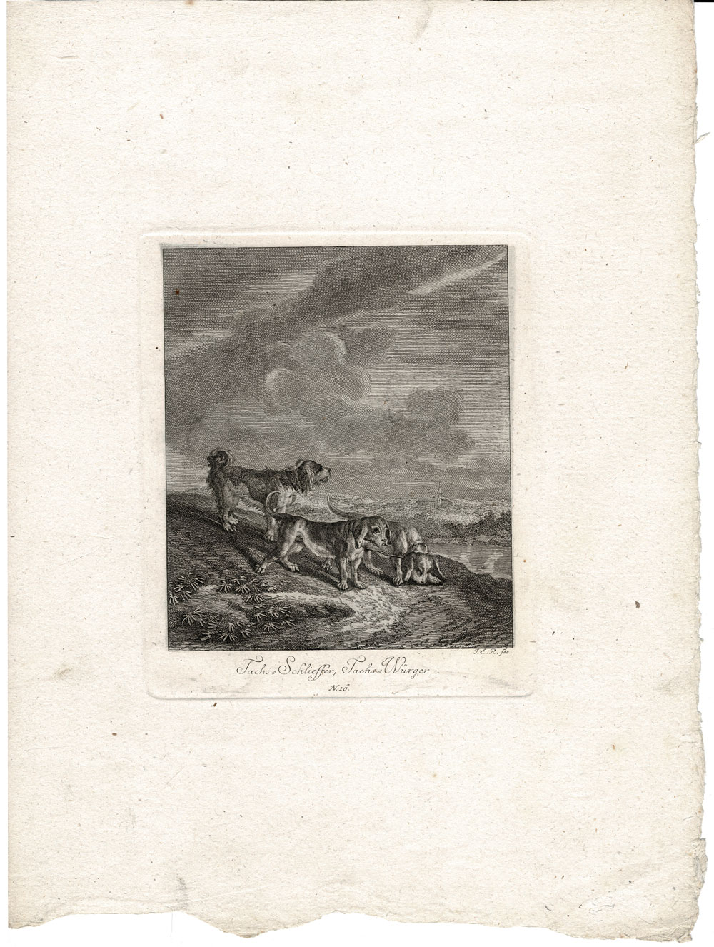 Johann Elias Ridinger - Tachs Schlieffer, Tachs Wuerger - Early ...