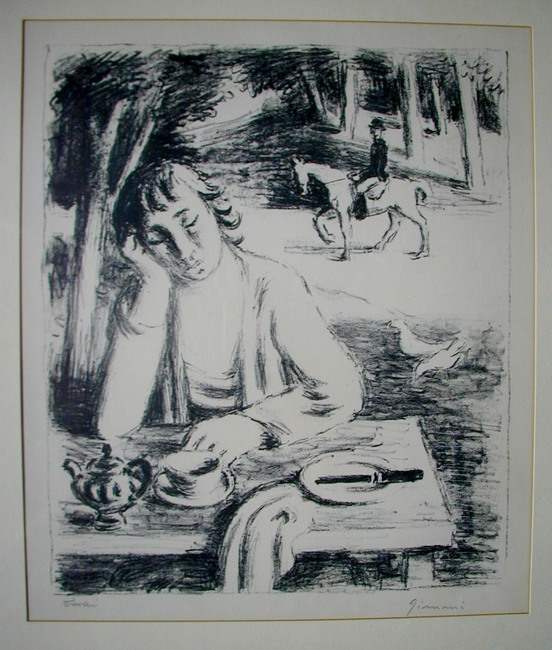 Wilhelm Gimmi - Meditation (Sold) - Village Antiques