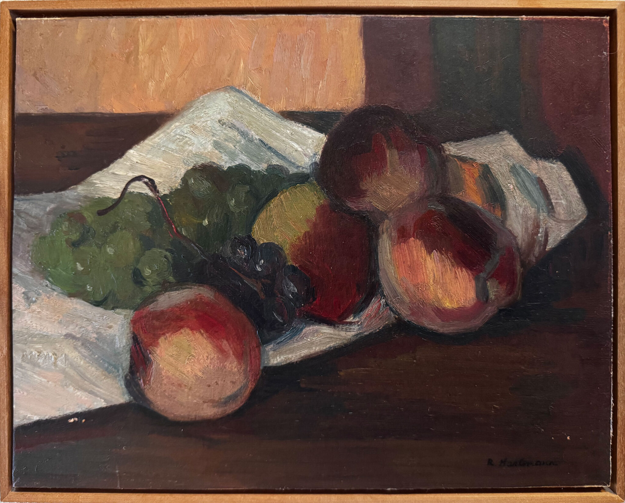 Richard Hartmann - Still Life with Grapes and Peaches (SOLD) - Village ...