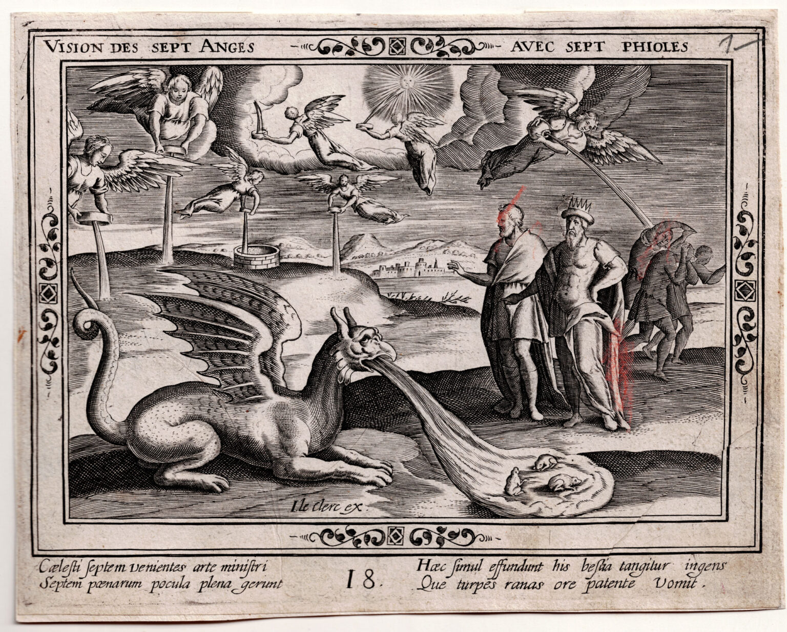 Angels Pour Wrath of God Upon the Earth - Apocalypse by Jean Le Clerc ...